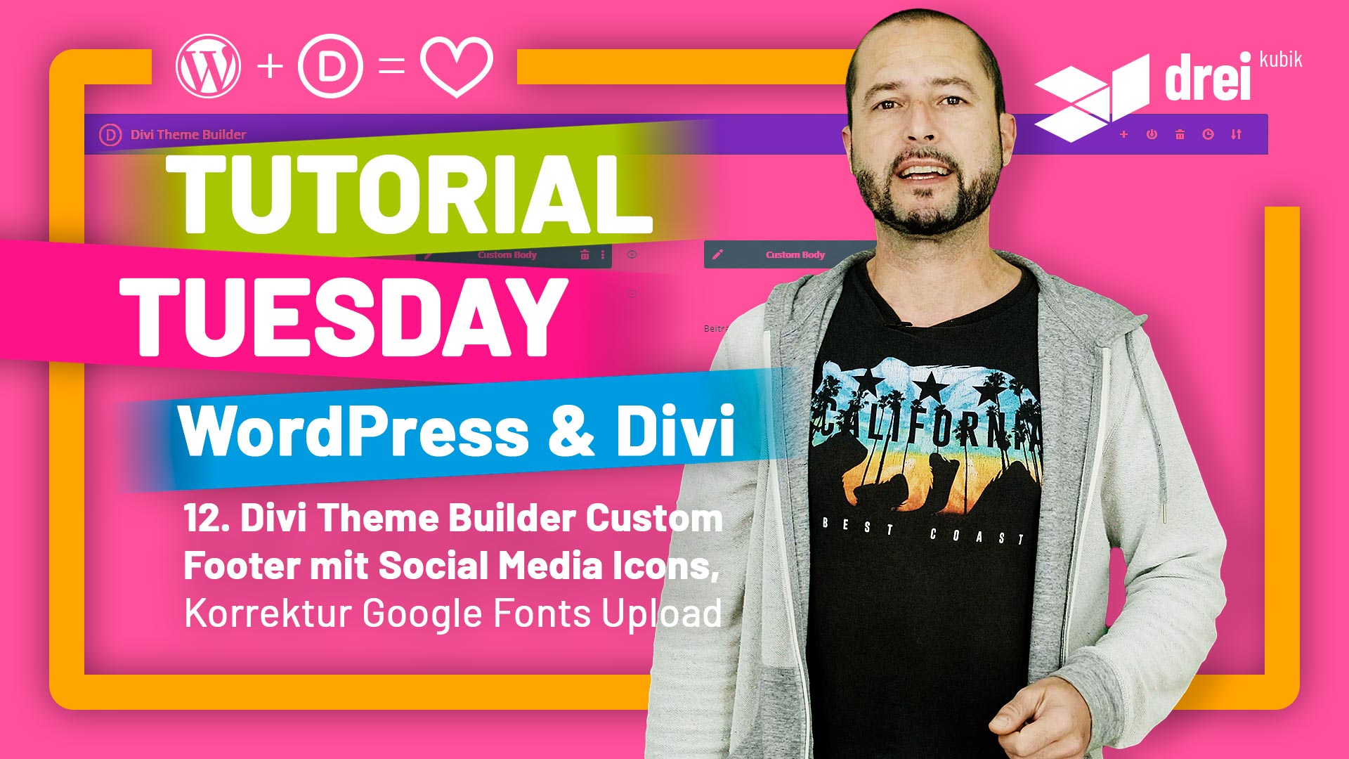 Divi Tutorial 12 Divi Theme Builder Custom Footer Divi Tutorial 12 Divi Theme Builder Custom Footer